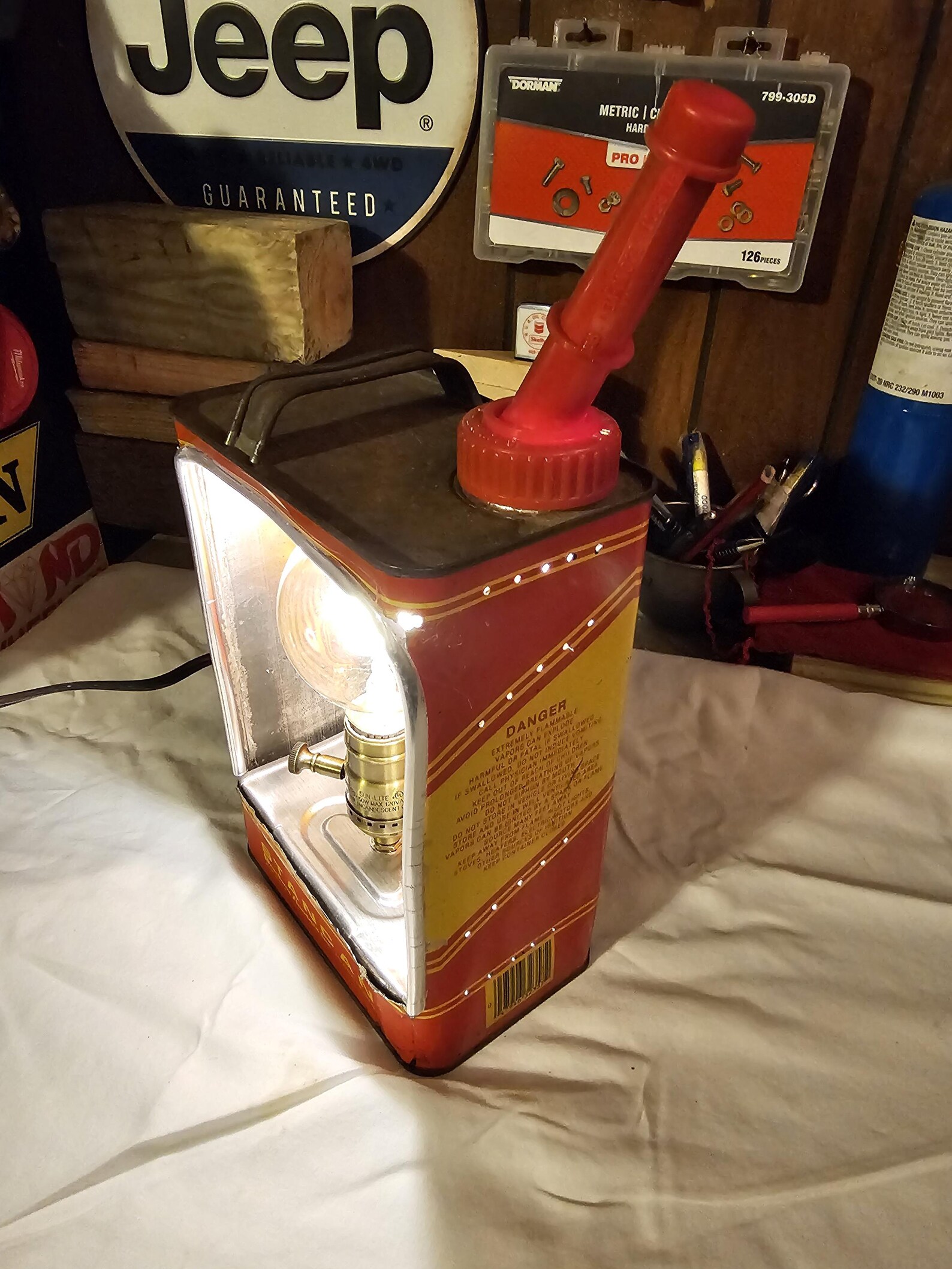 Vintage Gas Can Dimmable Switch Accent Light - Etsy