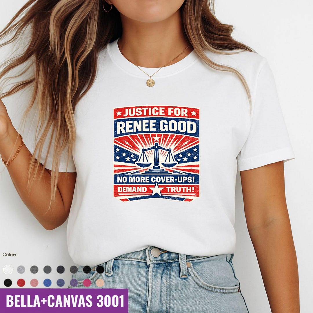 Justice for Renee Good Protest Shirt, Anti ICE Protest Tee, Demand ...