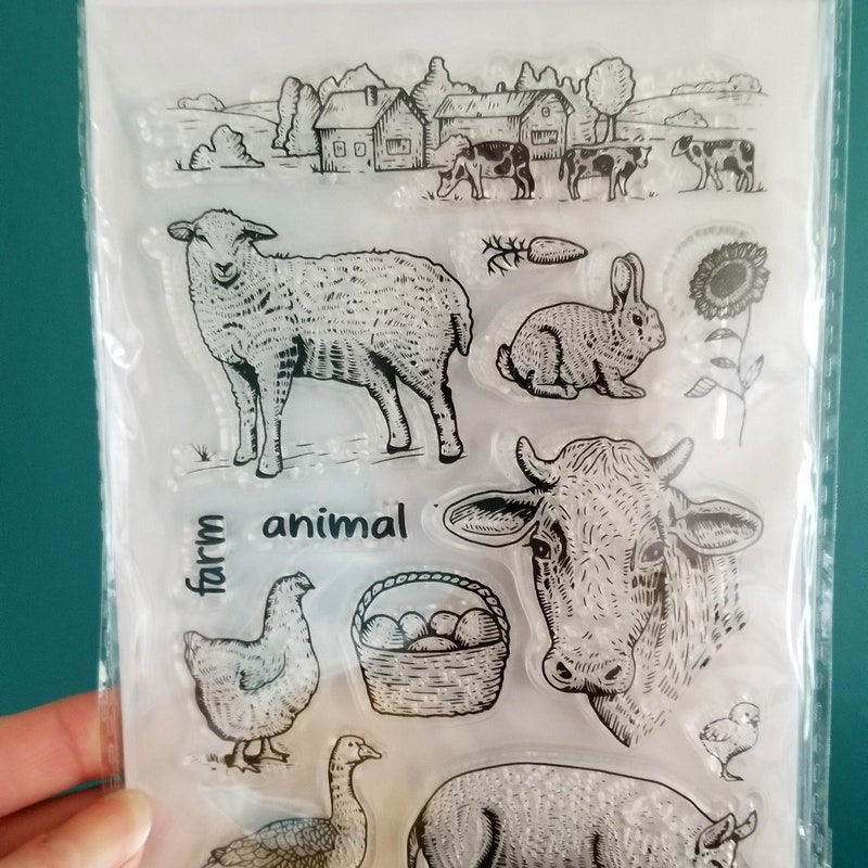 Pig Rubber Stamp - Etsy