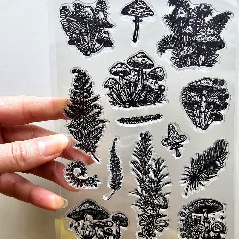 Forest Stamp - Etsy