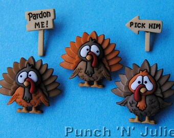 Thanksgiving Buttons - Etsy