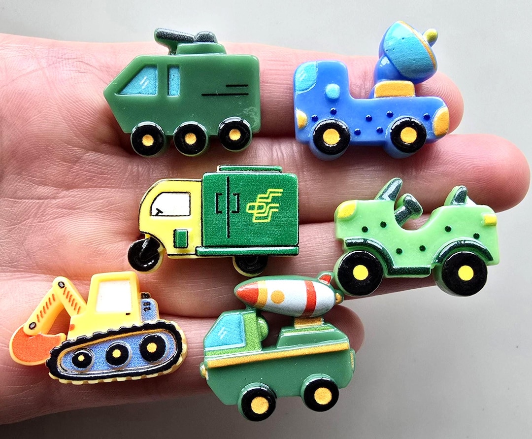 Resin Flat Backs VEHICLES Digger Tank Military Transport Craft ...