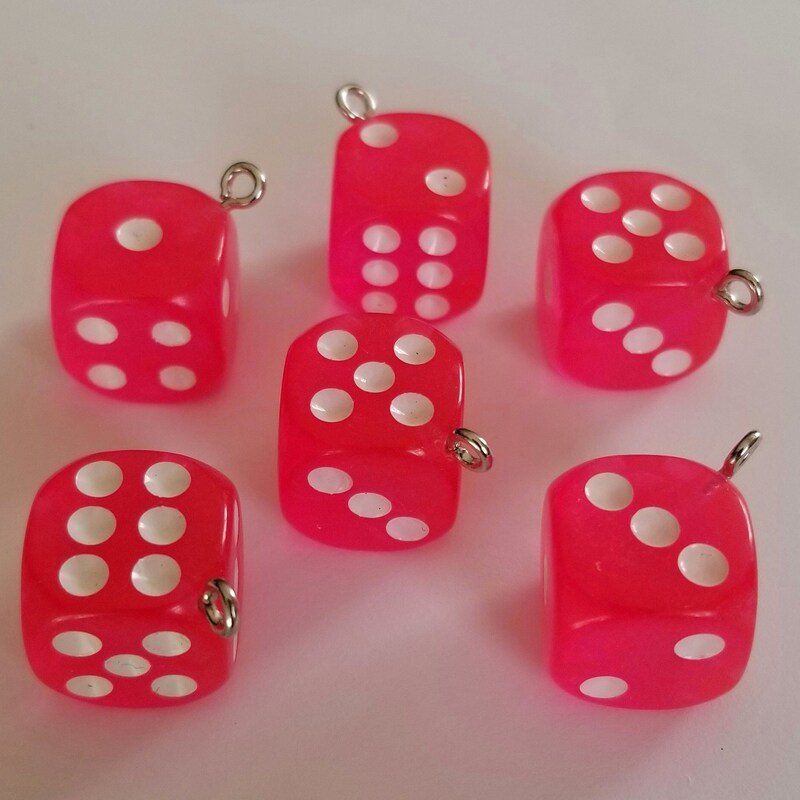 Pink Dice - Etsy