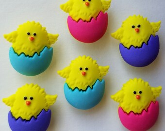 Baby Chick Buttons | Etsy