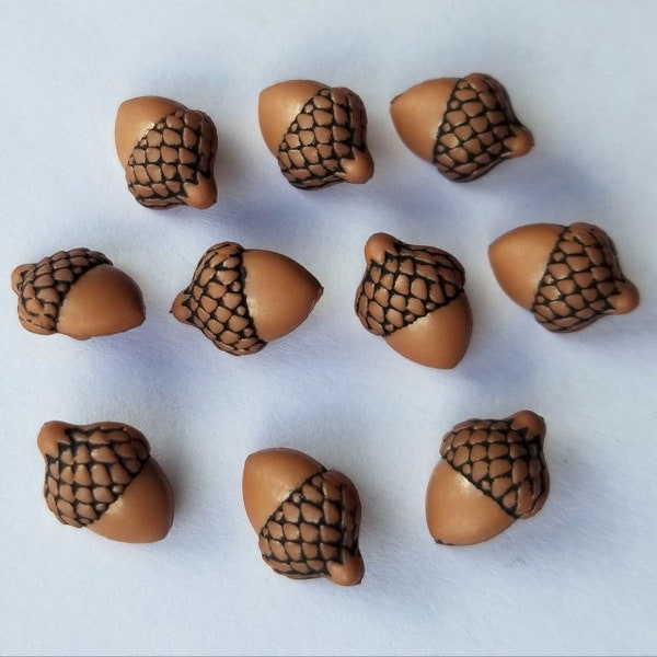 Acorn Buttons - Etsy