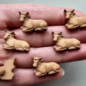 Craft Buttons NATIVITY ANIMALS Christmas Baby Jesus Christ Camel Ox ...