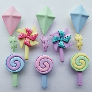 TAILSPIN Kite Lolly Pop Windmill Toy Children Novelty Dress It up Craft ...