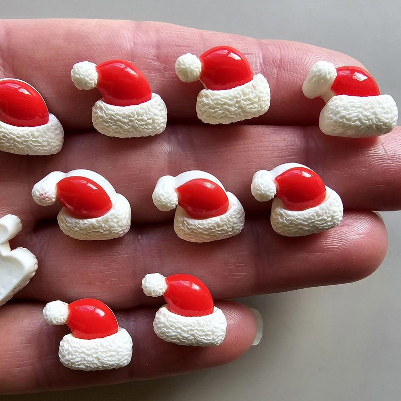 Miniature Santa Hats - Etsy