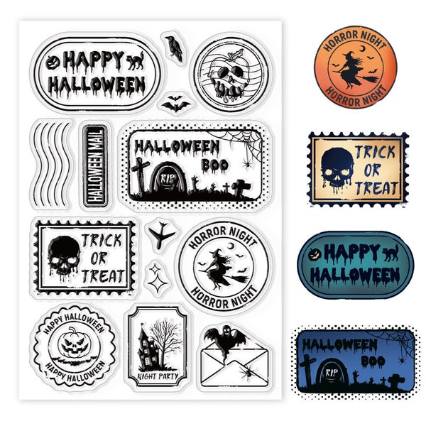 Horror Rubber Stamps - Etsy