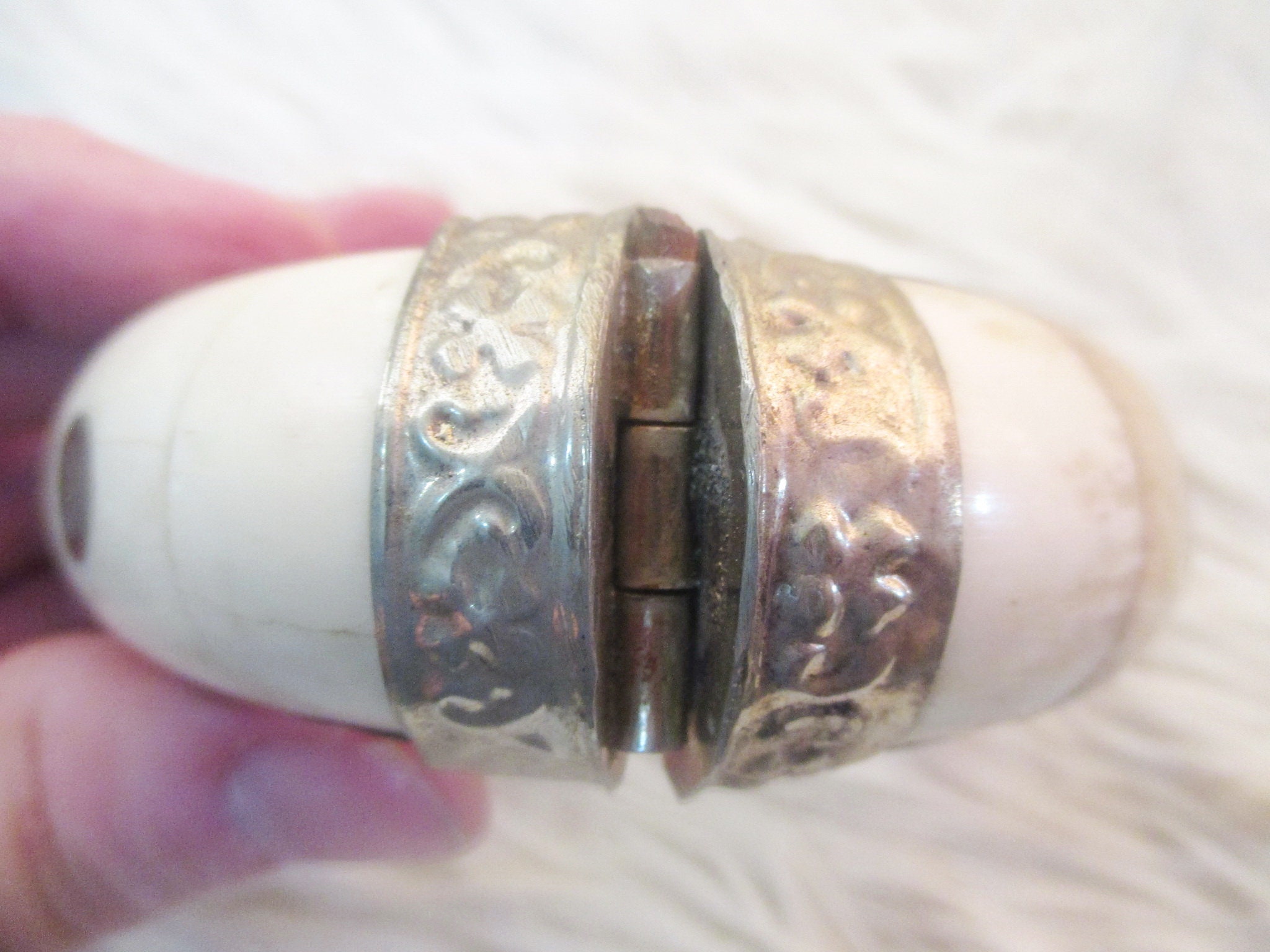 Vintage India Metal Bone Bangle Bone Bangle Bone vintage - Etsy