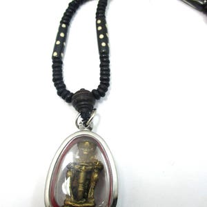 Unique Thai Hanuman ,lord of Monkey Amulet Brass Miniature Pendant ...