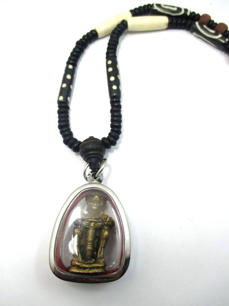 Unique Thai Hanuman lord of Monkey Amulet Brass Miniature - Etsy
