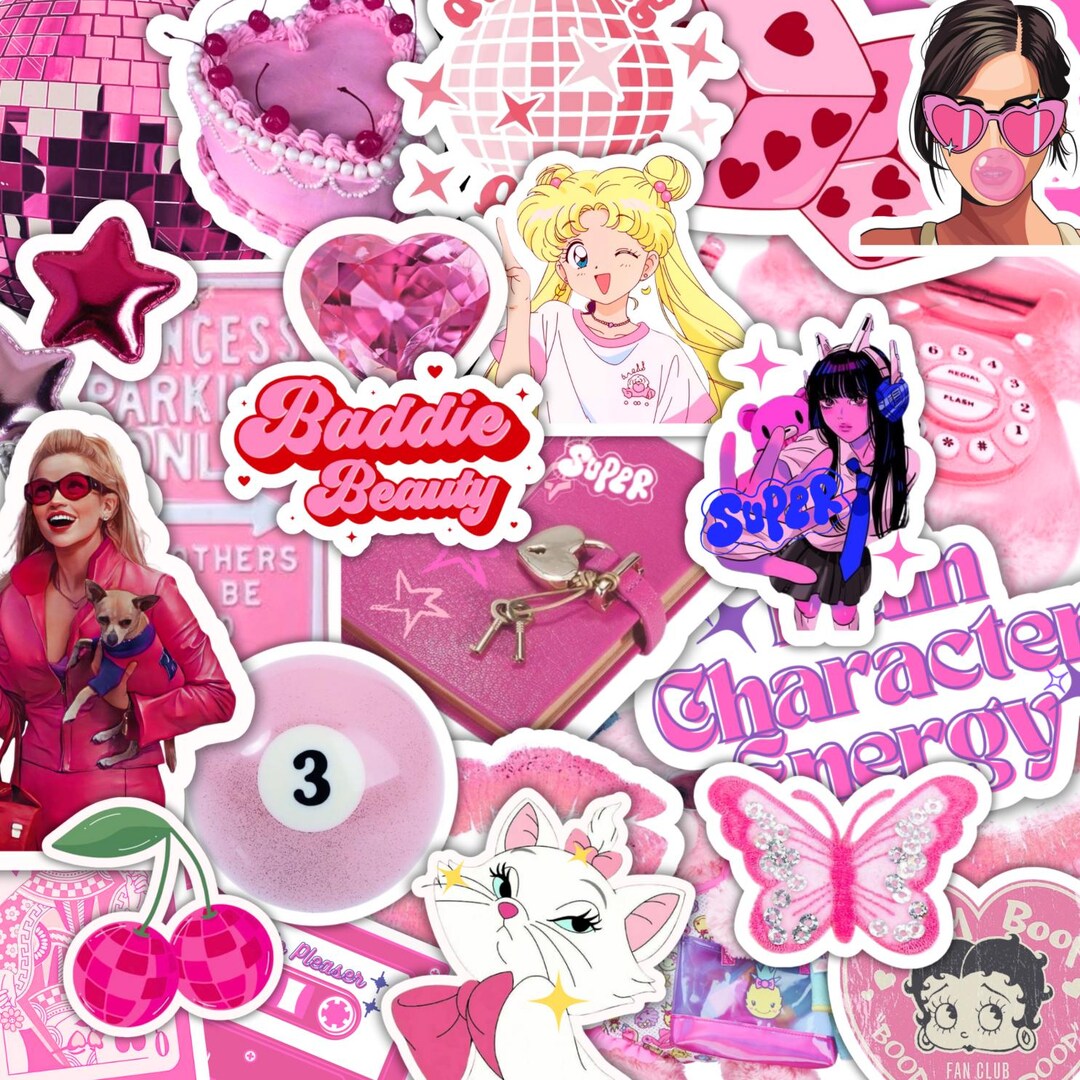 40 Y2K Printable Sticker Pack, Digital Printable Stickers for Laptops ...