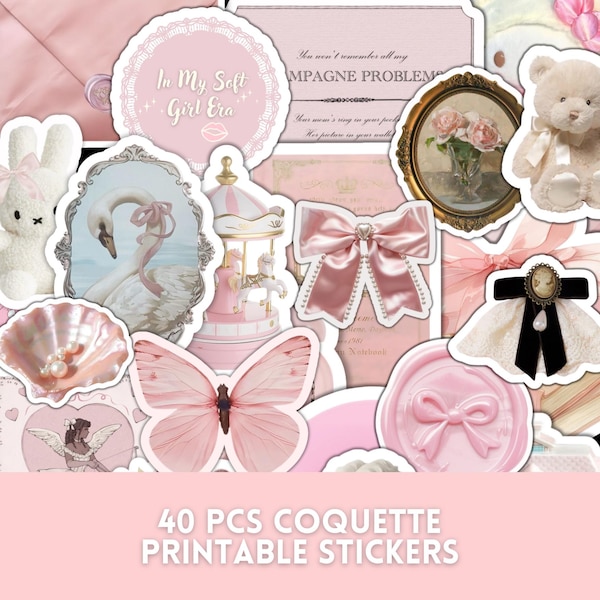Coquette Stickers - Etsy