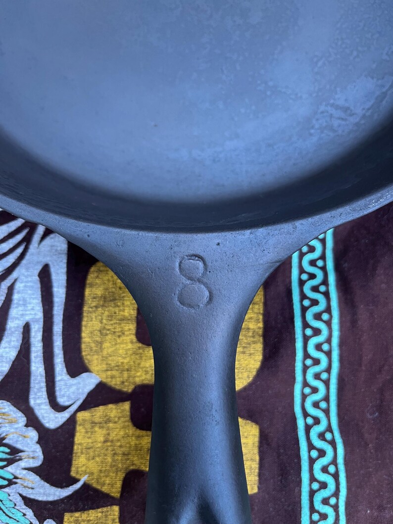 Antique Unmarked Vollrath 8 Cast Iron Skillet smooth Bottom - Etsy