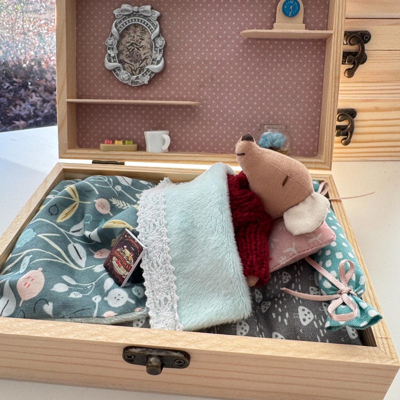 Miniature Cotton Mouse - Etsy