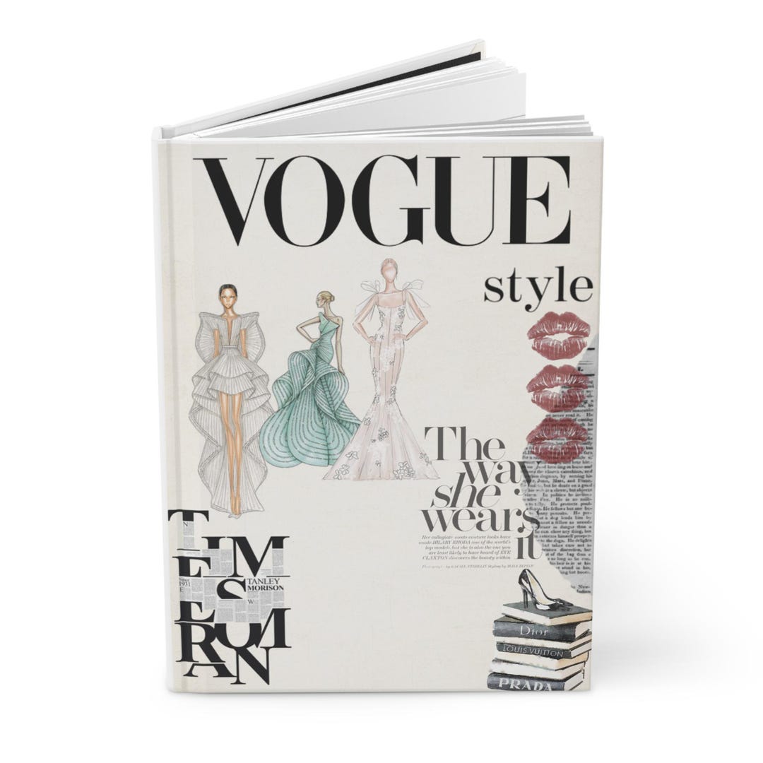 Vogue Hardcover Journal, Coffee Table Book, Statement Notebook, Fashion ...