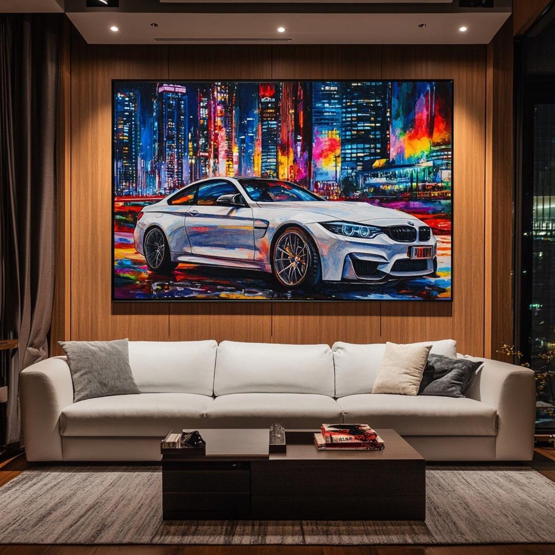 Custom BMW M Car Portrait Watercolor, Sketch, or Any Style Art Perfect ...