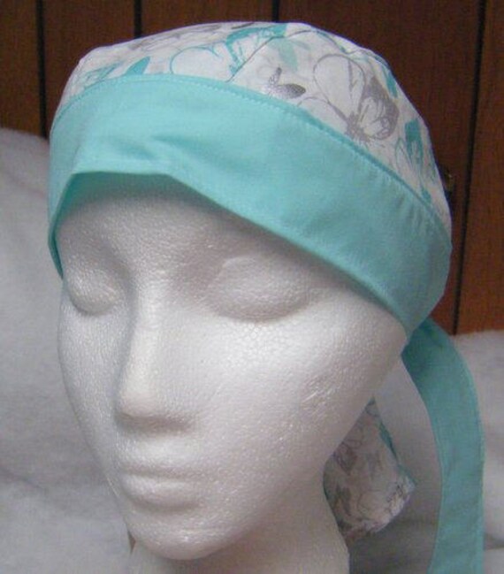Cancer Awareness Do Rag in With Silver and Seafoam Colors in | Etsy