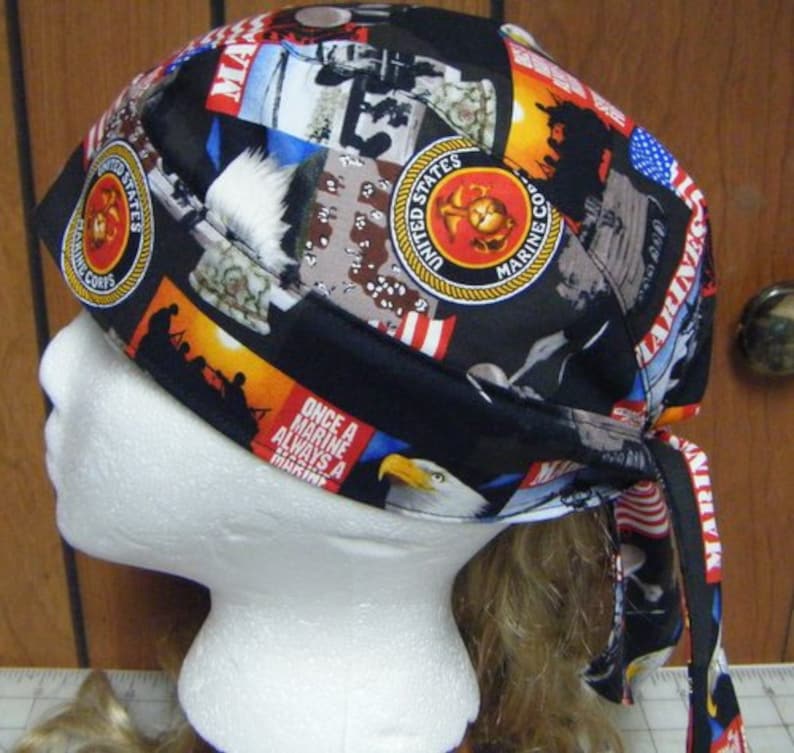 Military Do Rag Army/navy/marines/air Force/eagle American Flag ...