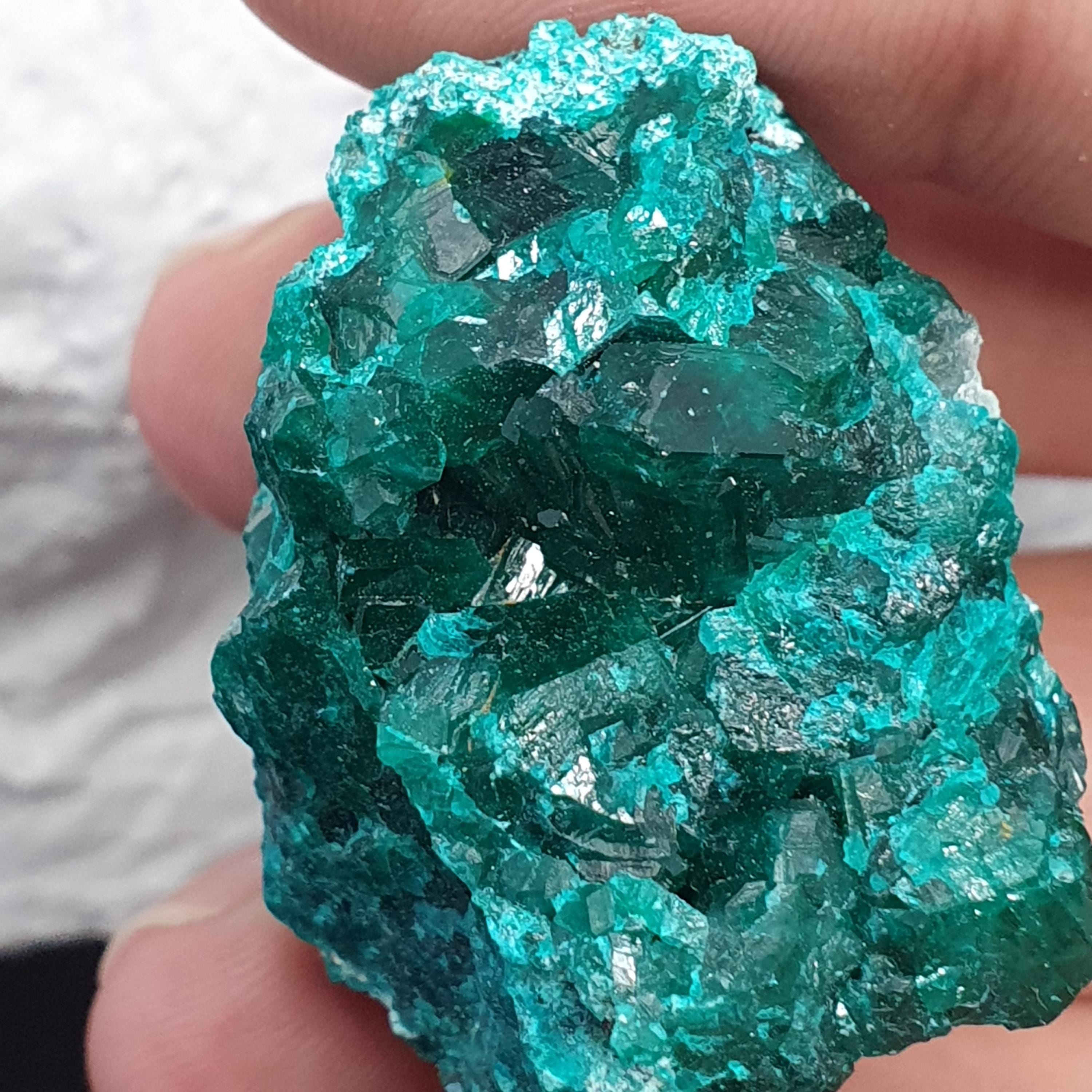 Rare Crystal Dioptase Emerald Green Color Specimen From Congo 154 CT - Etsy