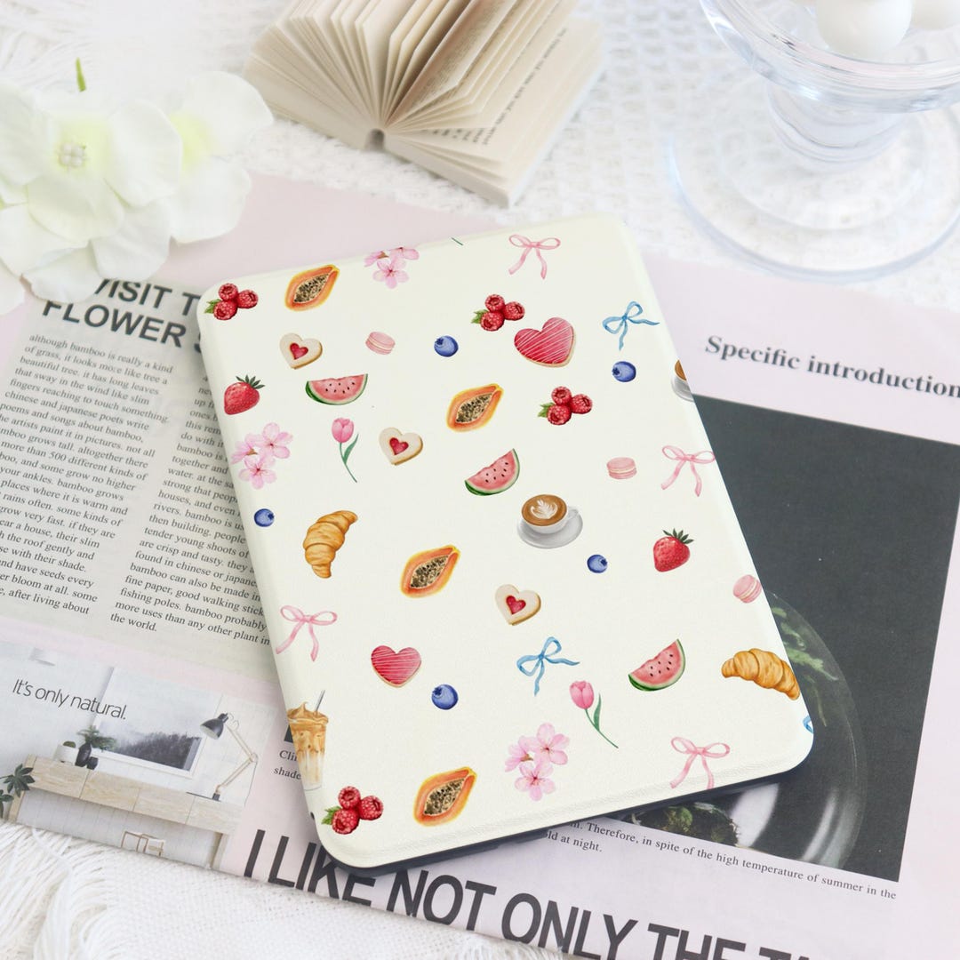 Fruit Super Cute Kindle Case With Hand Strap for Paperwhite 1/2/4 ...