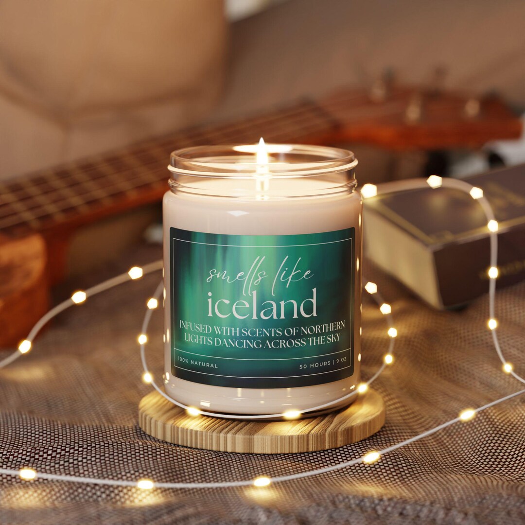 Iceland Candle Trip Reveal Surprise Vacation Icelandic Gifts Birthday ...
