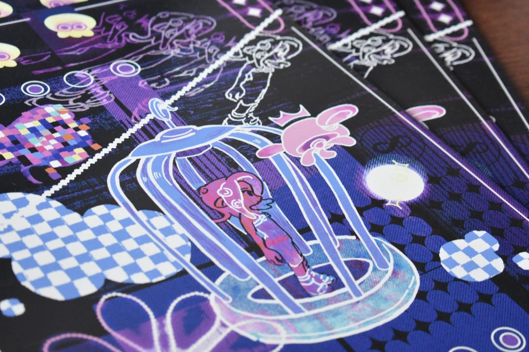 Splatoon Side Order Agent 8 Print Poster - Etsy