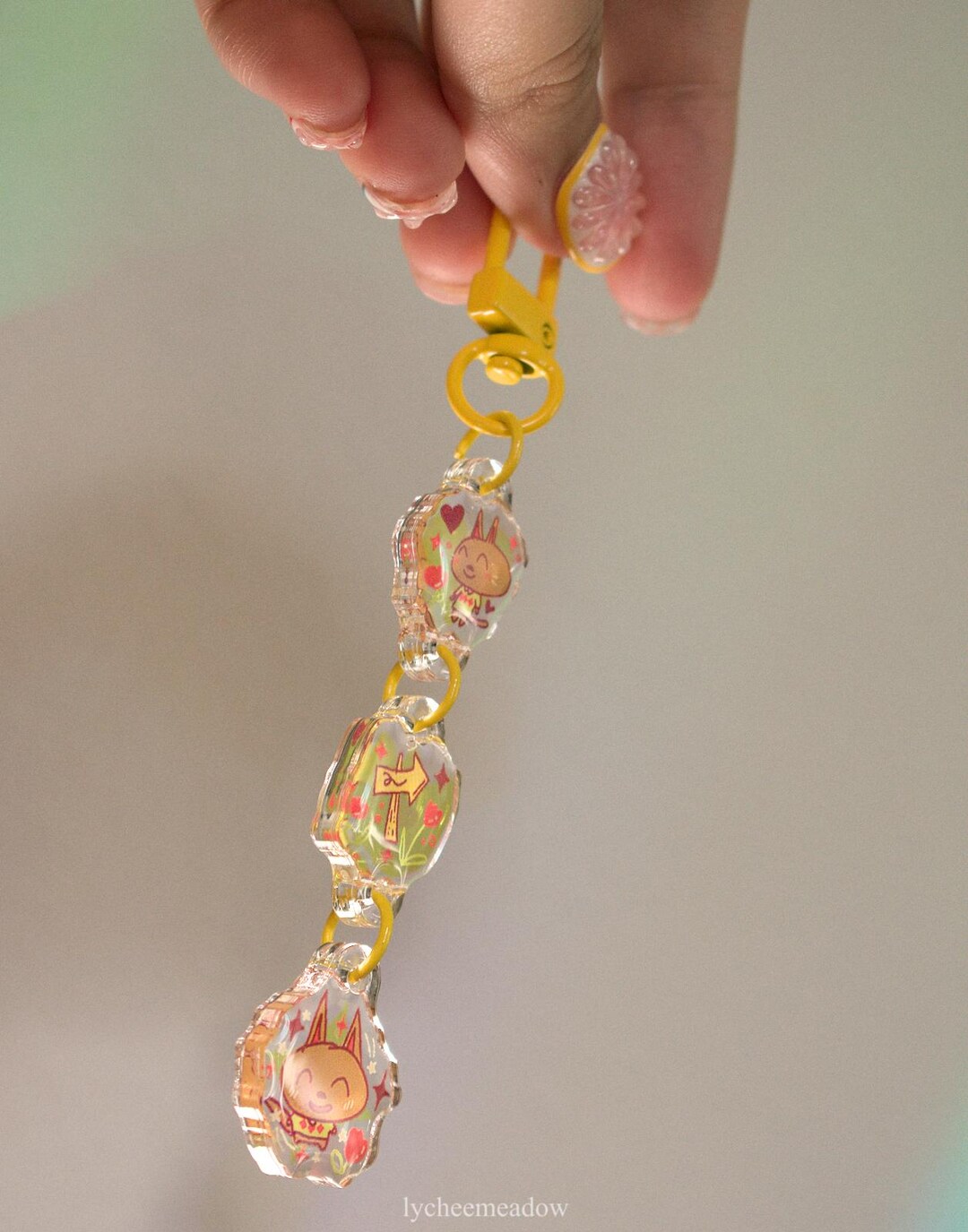 Kiki AC Villager Linking Keychain Charm | Double-sided Epoxy Acrylic - Etsy