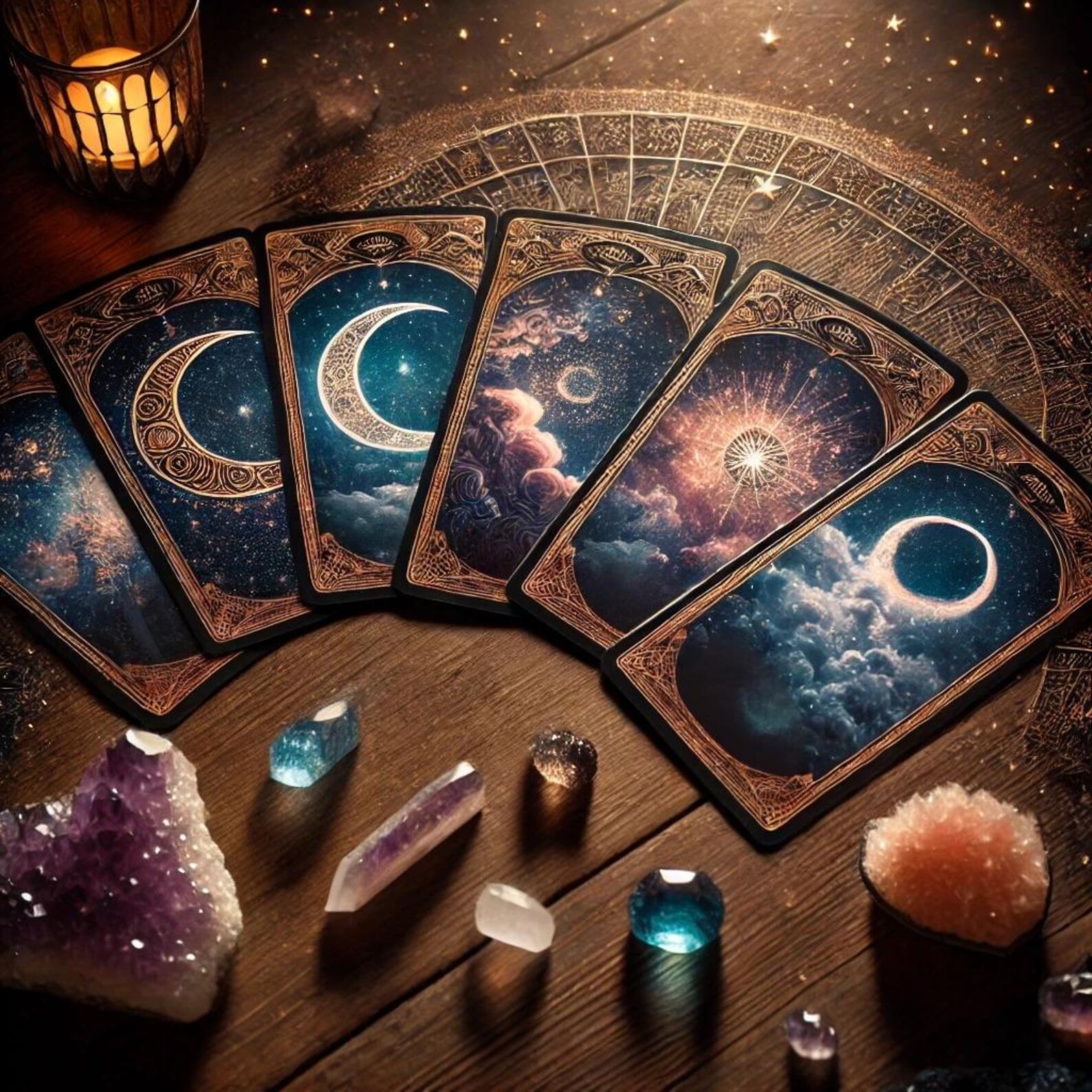Starlight Saga: 7-card Tarot Journey for Deep Insights - Etsy