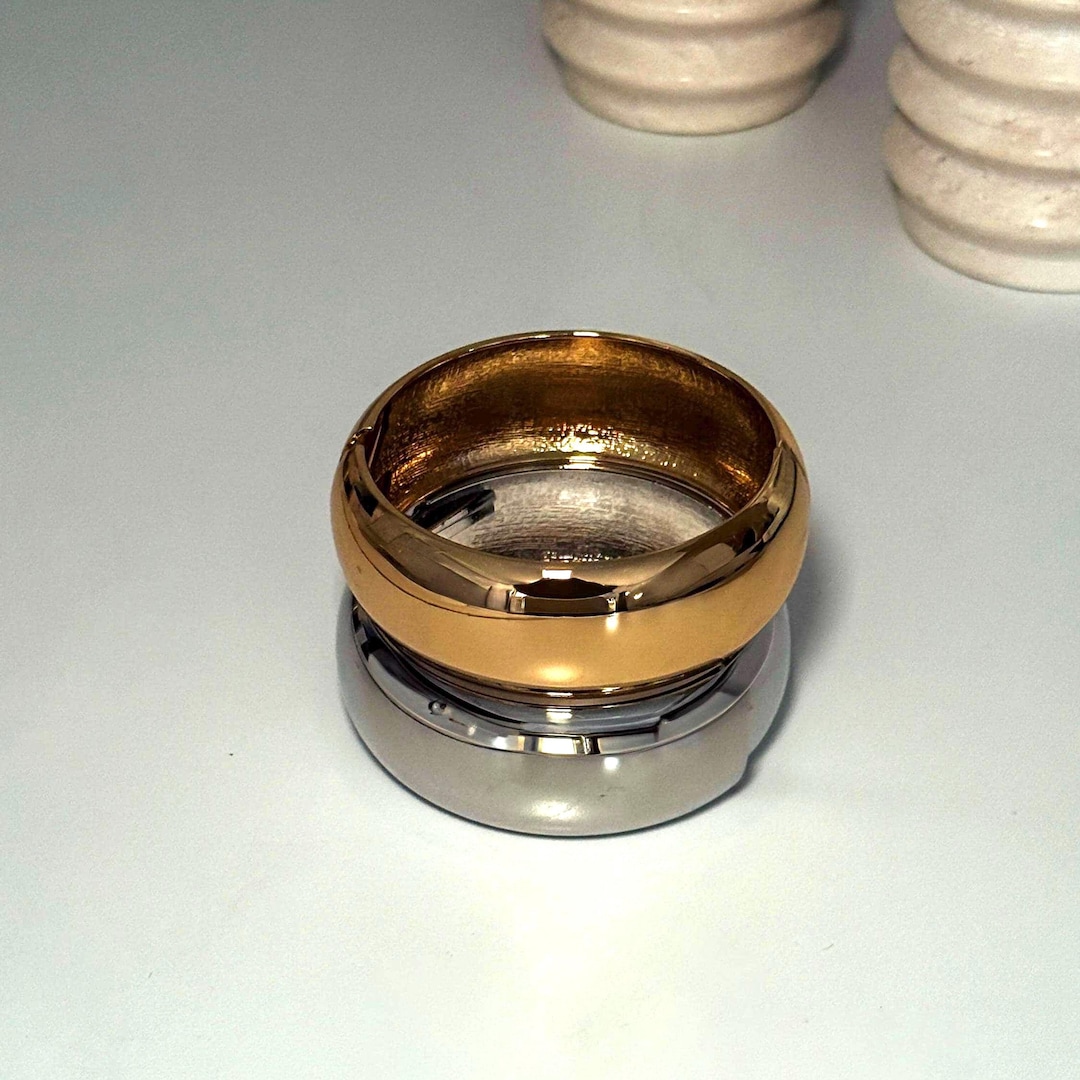 Chunky Stacking Bracelets, Gold Bangles, Silver Bangles, Thick ...