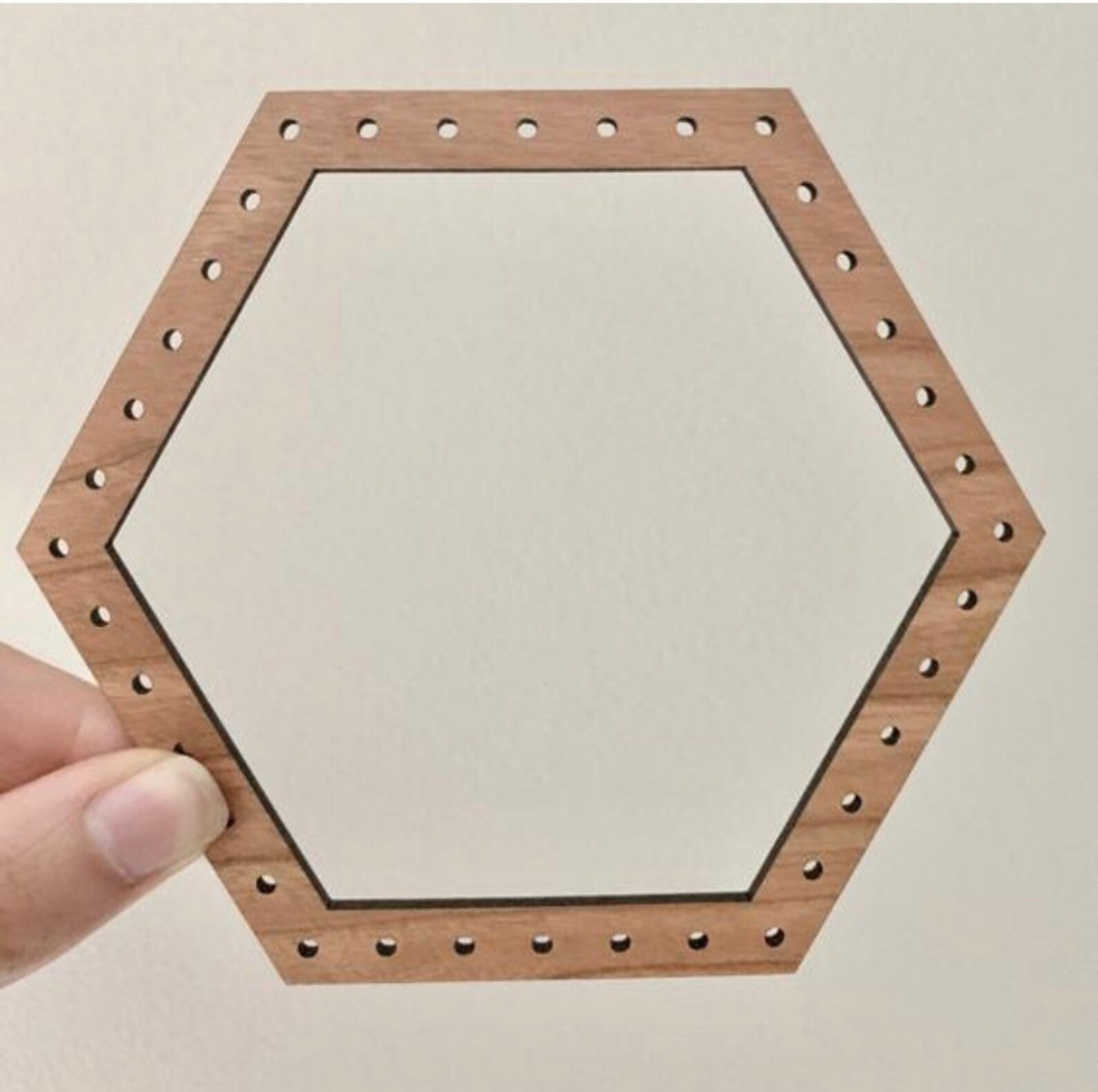 Cherry Wooden Hexagon Loom Kit Purple and Grey DIY | Etsy