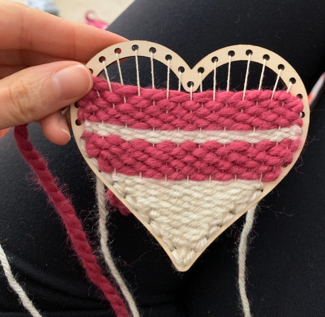 Heart Shaped Maple Wood Loom Wooden Frame Weaving Loom - Etsy