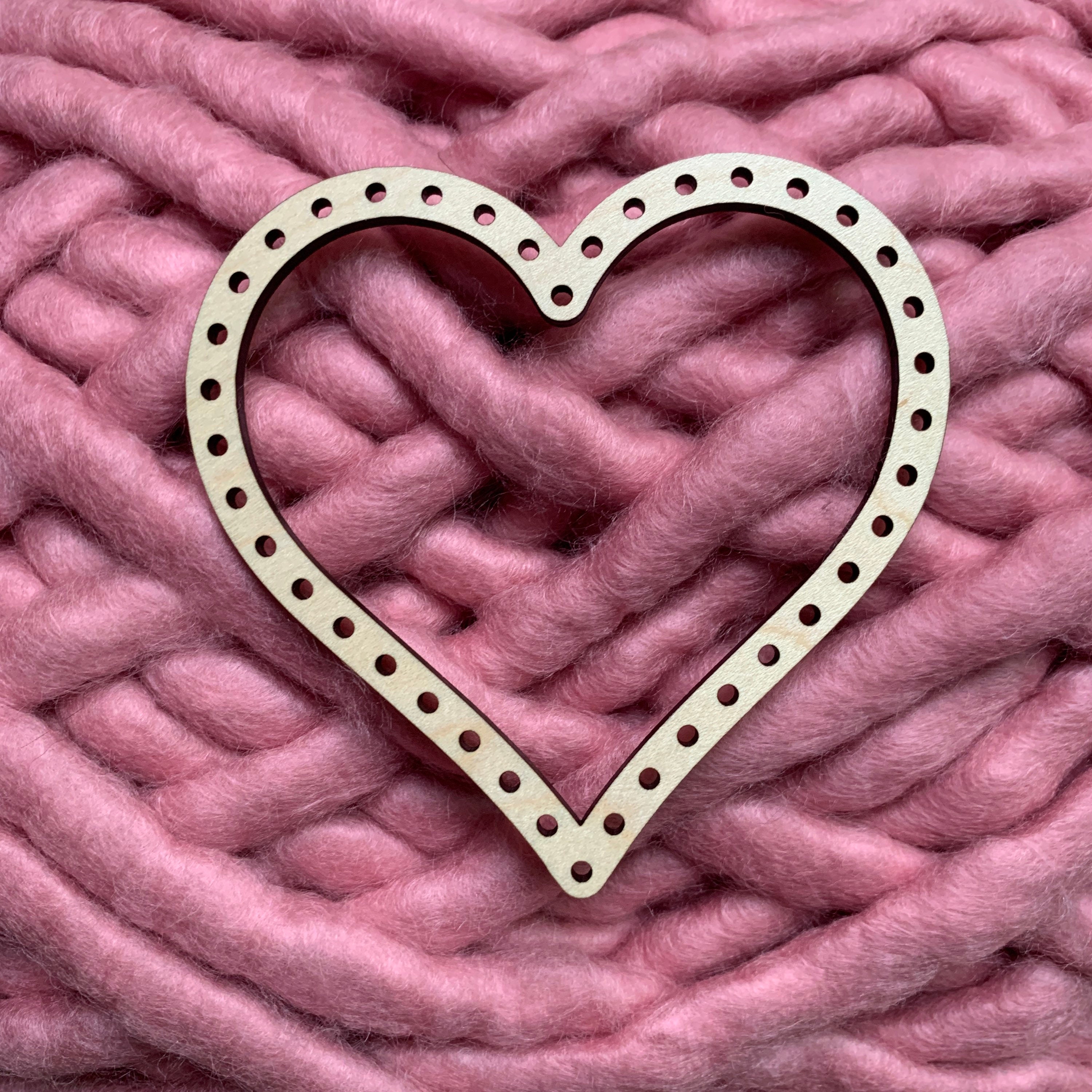 Heart Shaped Maple Wood Loom Wooden Frame Weaving Loom - Etsy