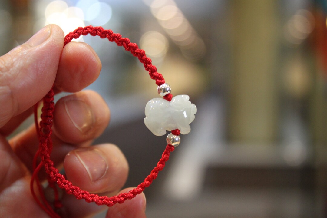 Jadeite Jade Pig Bracelet Born in the Year of the Pig Birth - Etsy