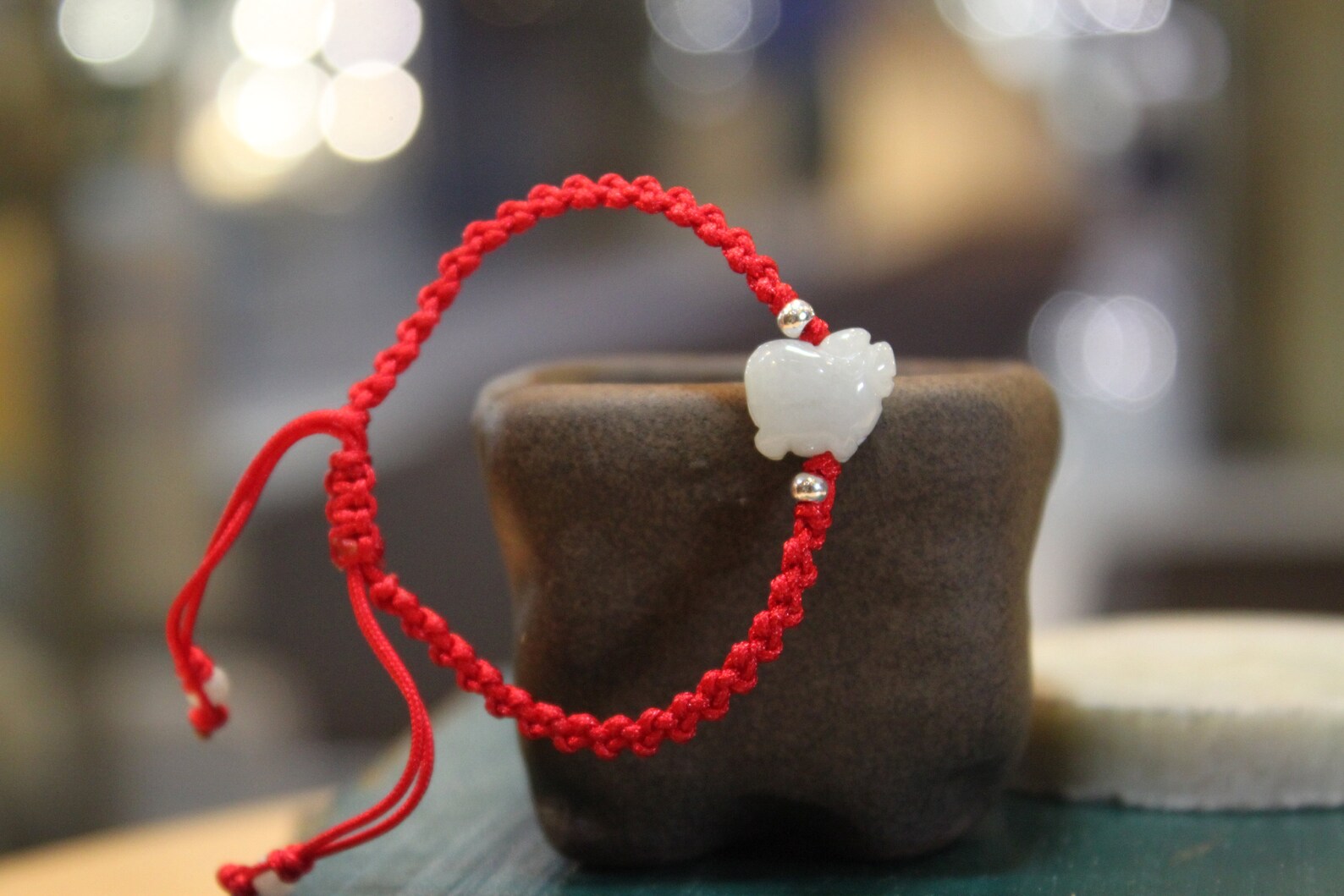 Jade Baby Size Pig Bracelet, Pig Baby, Translucent Oily Light Green ...