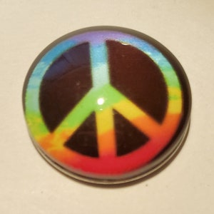 Snap for Noosa Style Bracelets, Peace Sign P010 - Etsy