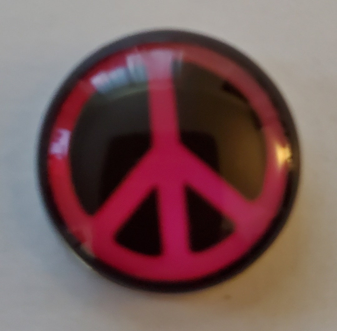 Snap for Noosa Style Bracelets, Peace Sign, P001 - Etsy