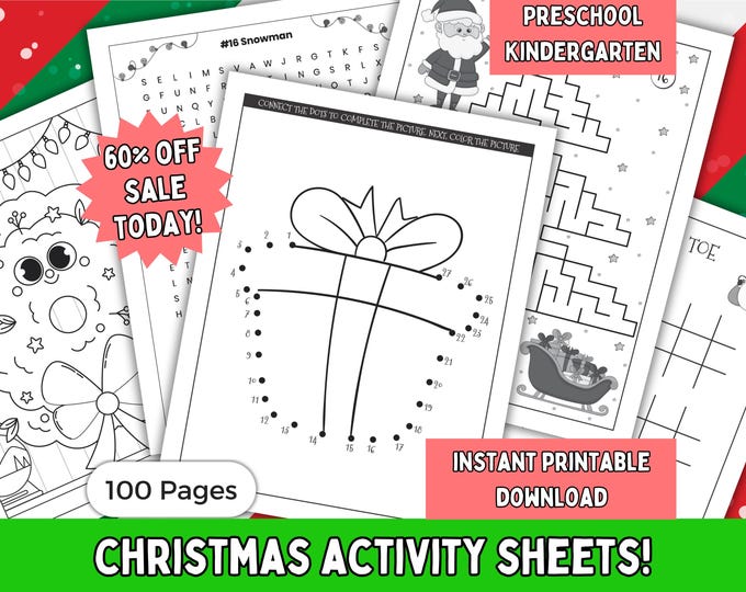 Printable Christmas Coloring Cards 5x7 Christmas Cards for Kids to ...