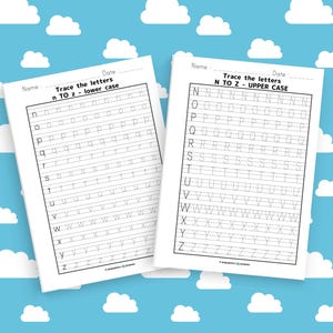 112 Page Alphabet Learning Bundle Including Letter Tracing, Letter ...