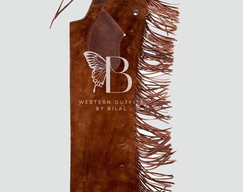 Mens Western Leather Chap| Suede Leather Chap| Horse Riding Chap ...