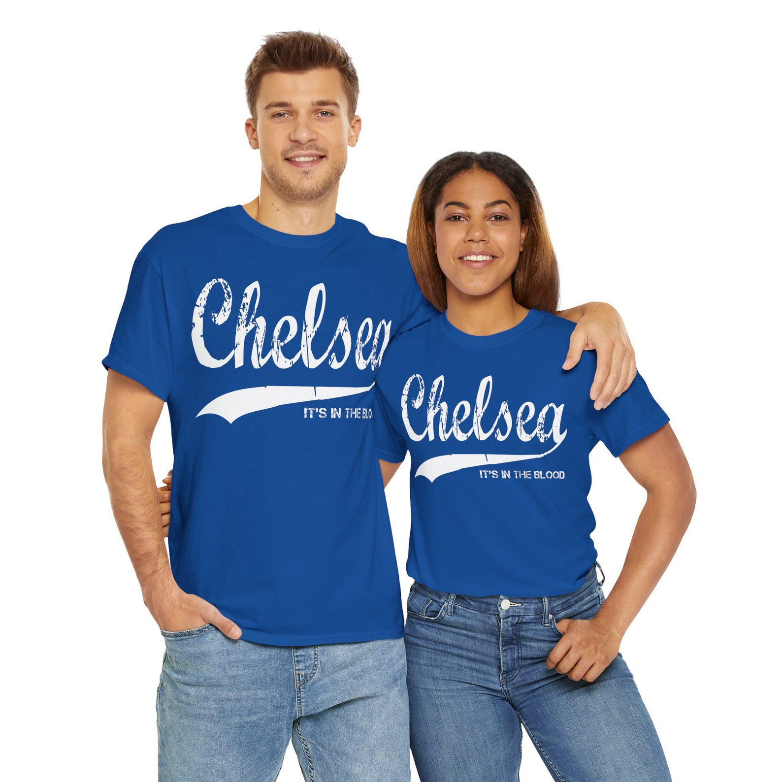 Chelsea It's in the Blood - Chelsea Fans Football T Shirt - Etsy Canada