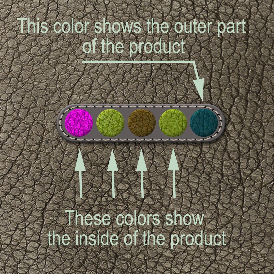 Complete Color Set #15 for Bifold Wallet | 25 Color Designs & PDF Color ...