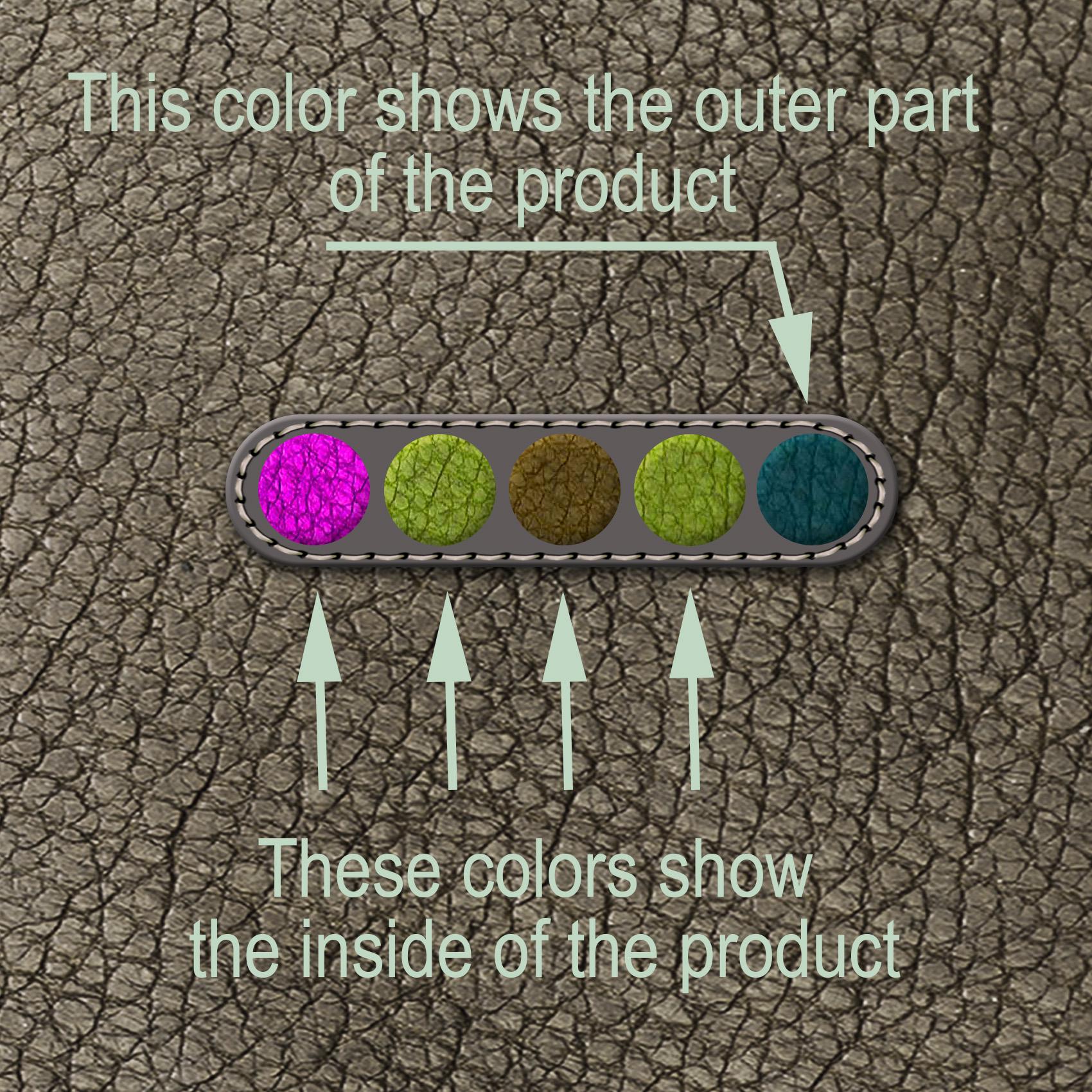 Complete Color Set #15 for Bifold Wallet | 25 Color Designs & PDF Color ...