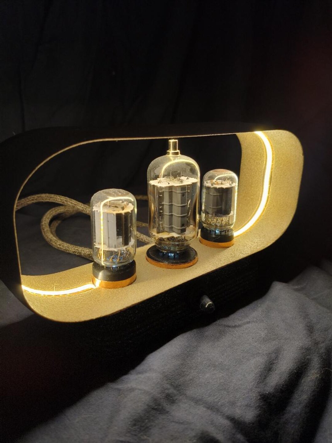 Vacuum Tube Rustic Table Lamp Steampunk - Etsy