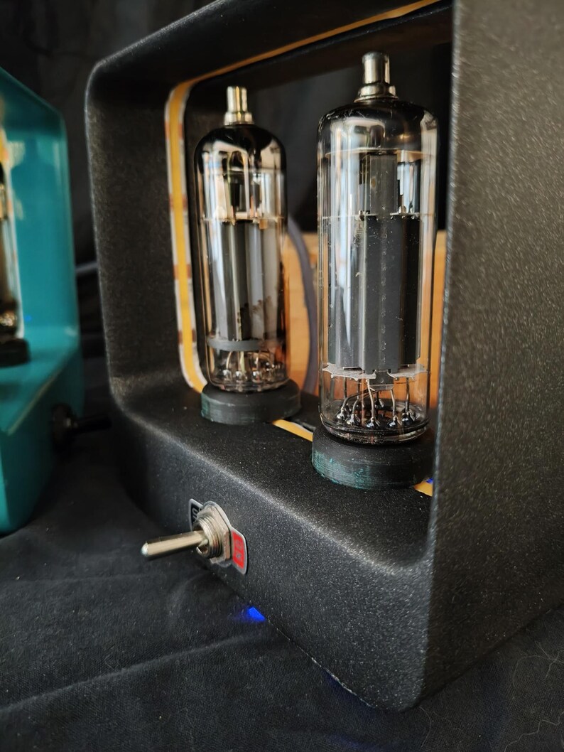 Contemporary Vintage Lamp With Vacuum Tubes Industrial LED Lighting, 3D ...