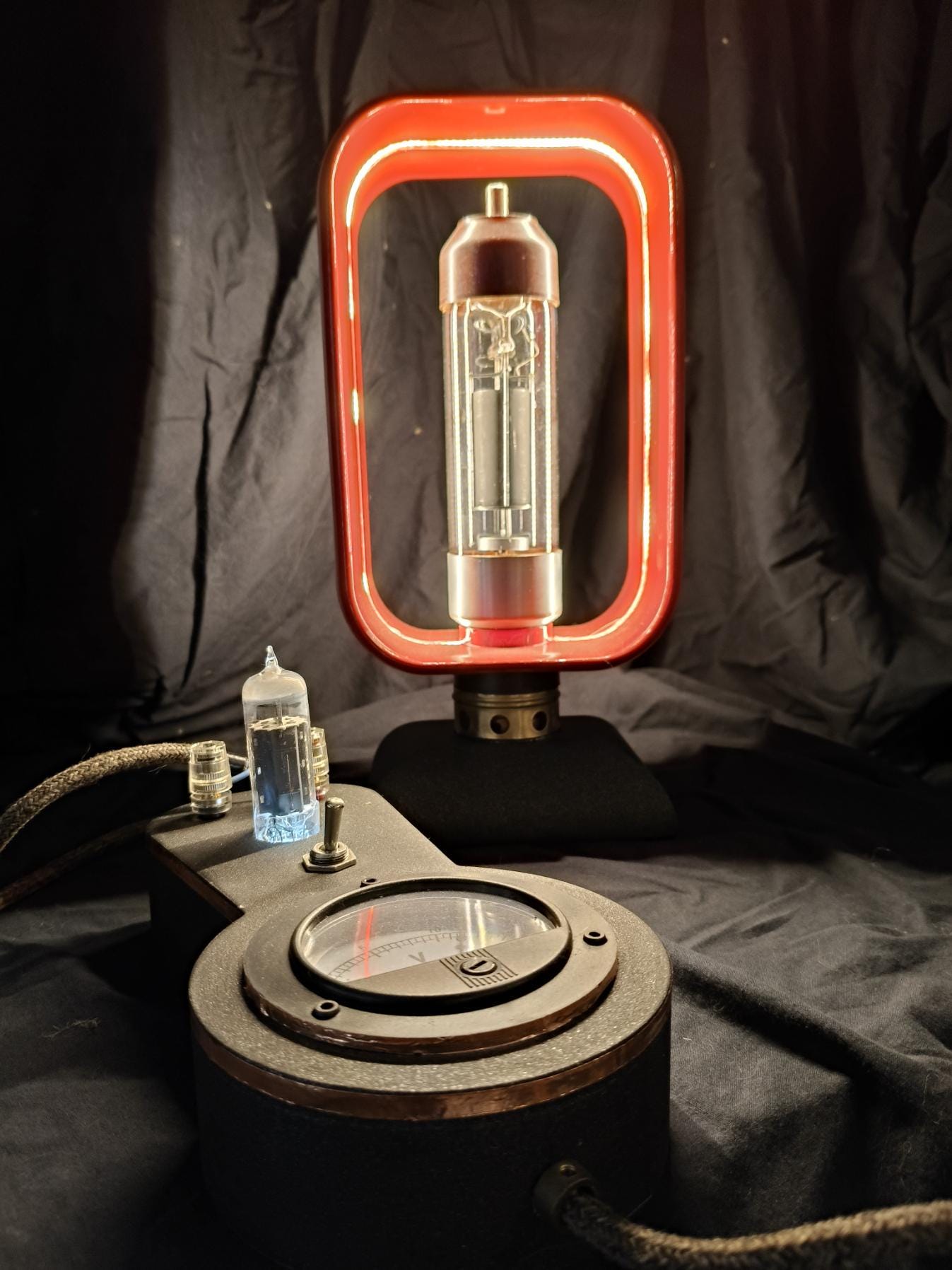 Vintage LED Lamp Vacuum Tube Light 3D Printed, Handmade, Steampunk ...