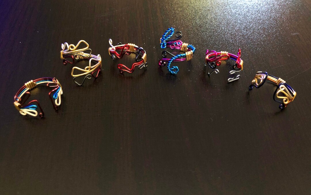 Arcane-steampunk Inspired Adjustable Wire Rings - Etsy