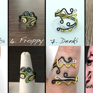 Pro Anime Hero Villain Inspired Adjustable Wire Rings - Etsy