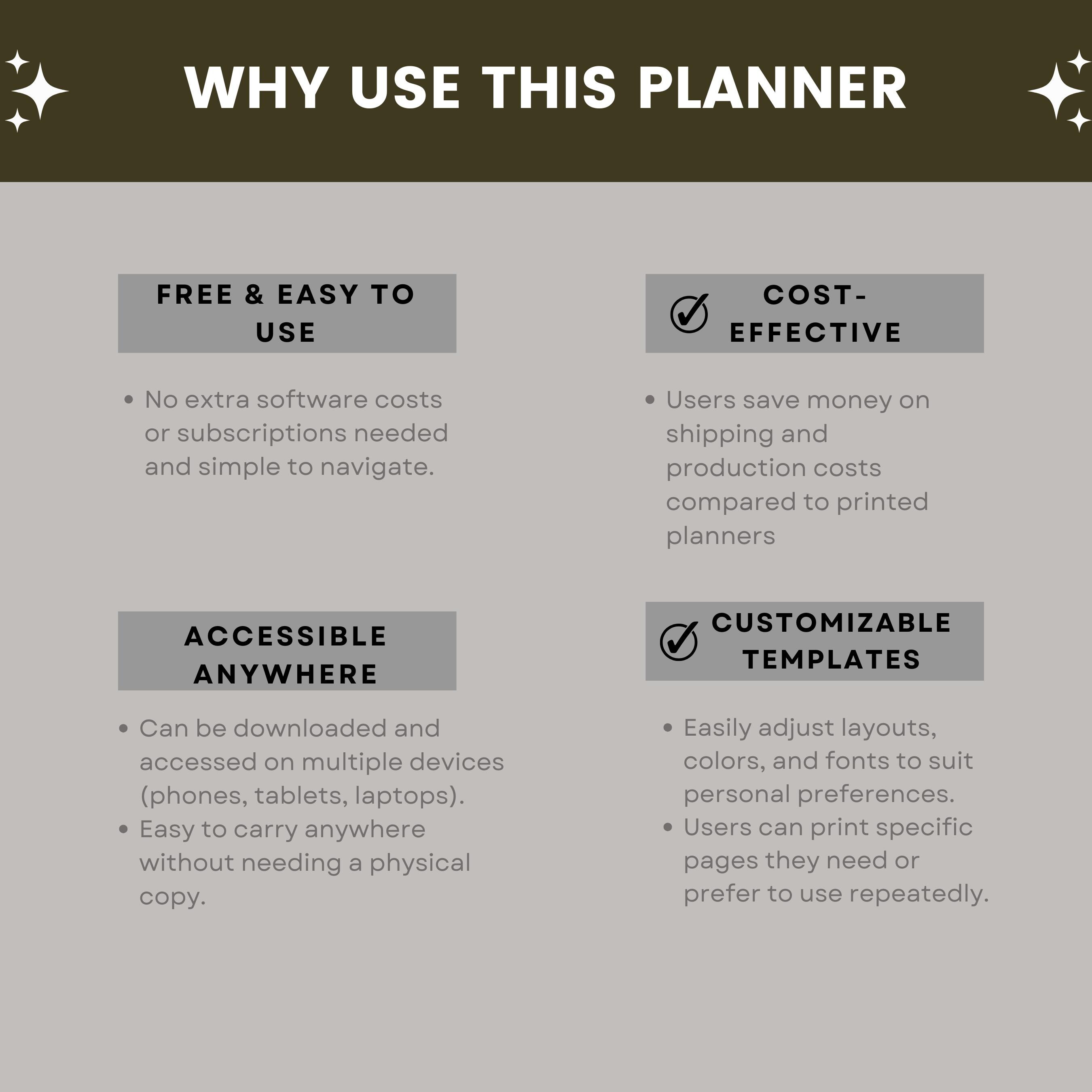 Printable Manifestation Planner, Daily Affirmation Planner, Gratitude ...